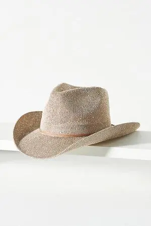 Anthropologie Sparkle Cowboy Hat