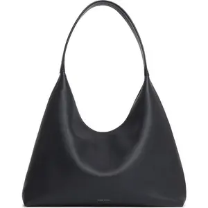 MANSUR GAVRIEL Maxi Candy Leather Hobo Bag - Black
