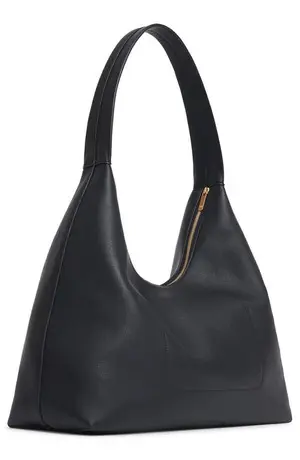 MANSUR GAVRIEL Maxi Candy Leather Hobo Bag - Black