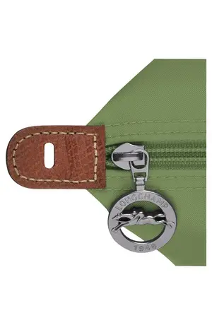 Longchamp Large Le Pliage Green Recycled Canvas Travel Bag