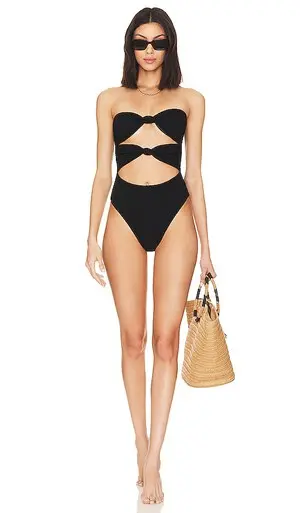KYA Reversible Fallon One Piece - Onyx Scrunch & Onyx