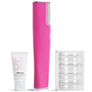 DERMAFLASH Luxe+ Advanced Sonic Dermaplaning And Peach Fuzz Removal - Pop Pink