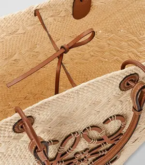 Loewe X Paula’s Ibiza Woven Anagram Basket Bag - Beige