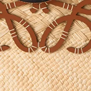 Loewe X Paula’s Ibiza Woven Anagram Basket Bag - Beige