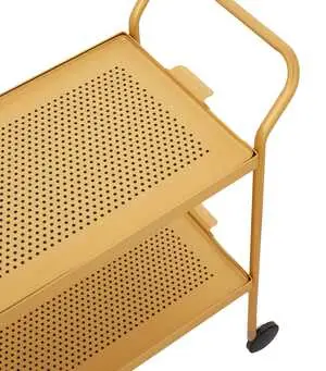 KAYMET Two-tier Rubber Grip Trolley