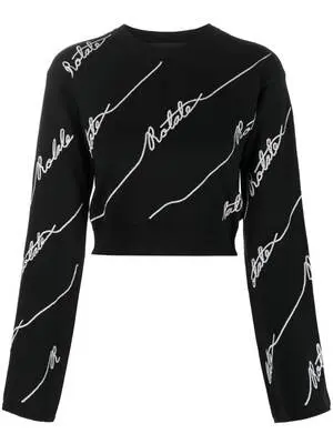 ROTATE BY BIRGER CHRISTENSEN Logo-embellished Jumper