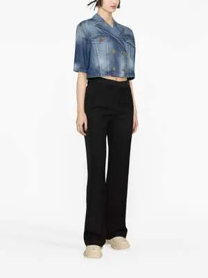 Balmain Double-breasted Denim Top