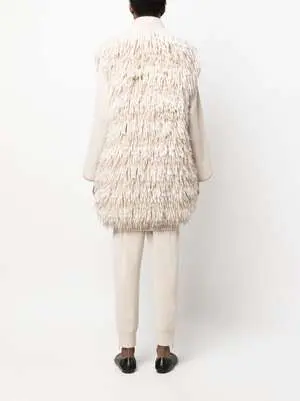 Brunello Cucinelli Fringed Knit Vest