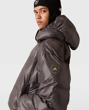 Stella McCartney Truenature Short Padded Coat - Gray