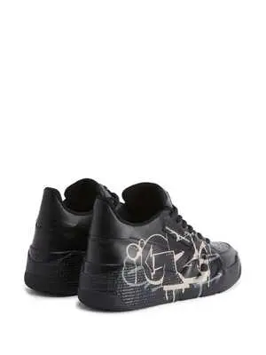 GIUSEPPE ZANOTTI Talon Graphic-print Sneakers - Black