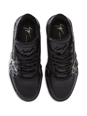 GIUSEPPE ZANOTTI Talon Graphic-print Sneakers - Black
