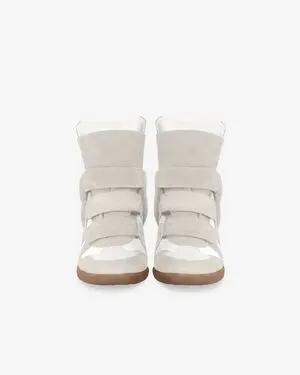 Isabel Marant Bekett Suede Sneakers White-0