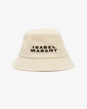 Isabel Marant Haley Bucket Hat - Ecru/black