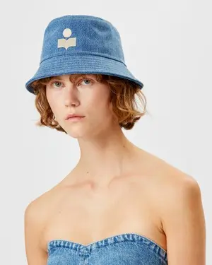 Isabel Marant Haley Bucket Hat - Light Blue