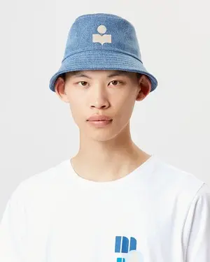 Isabel Marant Haley Bucket Hat - Light Blue