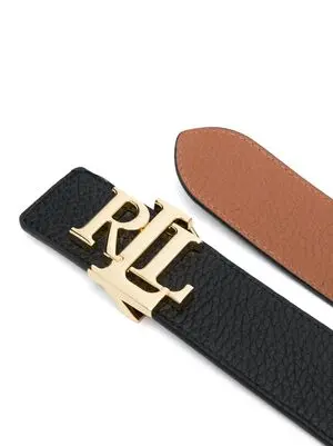 Ralph Lauren Logo-buckle Reversible Leather Belt