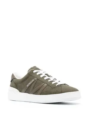 Moncler Monaco Panelled Sneakers - Green