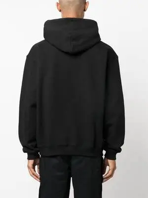 MSGM Graphic-print Cotton Hoodie
