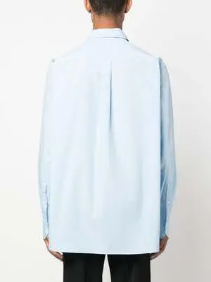 Valentino Garavani Logo-embroidered Cotton Shirt
