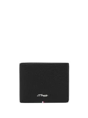 S.t. Dupont Logo-lettering Leather Bi-fold Wallet