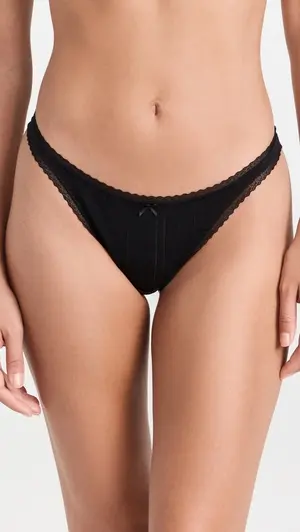 COUCOU The Thong 3 Pack - Black