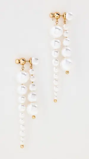 Cult Gaia Loreli Imitation Earrings - Pearl