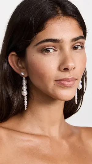 Cult Gaia Loreli Imitation Earrings - Pearl