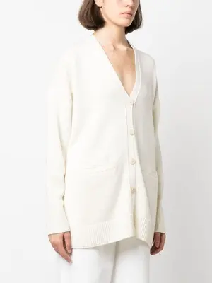 Theory Fine-knit Elbow-patch Cardigan