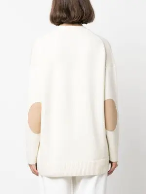 Theory Fine-knit Elbow-patch Cardigan