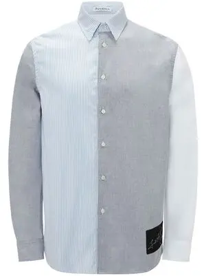 JW Anderson Patchwork-design Cotton Shirt