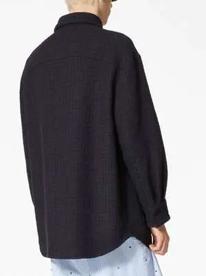 Valentino Garavani Vlogo Signature Tweed Shirt Jacket