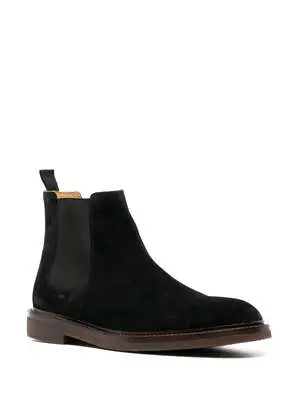 Brunello Cucinelli Elasticated Chelsea Leather Boots