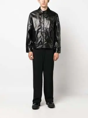 Helmut Lang Zip-up Leather Jacket