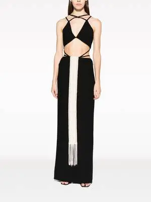 RAYANE BACHA Cut-out Maxi Dress