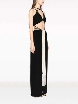 RAYANE BACHA Cut-out Maxi Dress