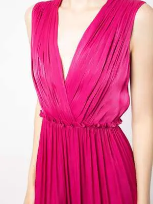Costarellos V-neck Mini Dress