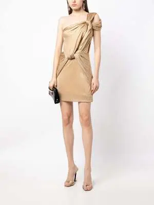 Costarellos One-shoulder Mini Dress