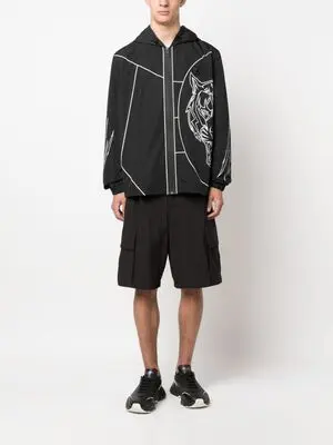 PLEIN SPORT Tiger Court Edition Windbreaker Jacket