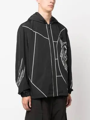 PLEIN SPORT Tiger Court Edition Windbreaker Jacket