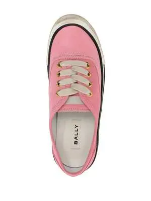 Bally Lyder Suede Low-top Sneakers - Pink