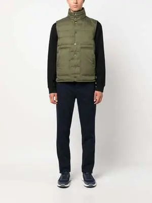 Kiton Mock-neck Padded Gilet