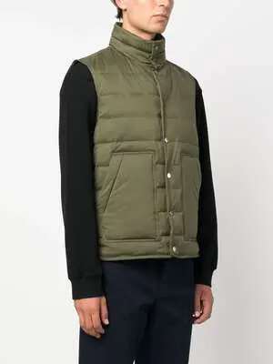 Kiton Mock-neck Padded Gilet