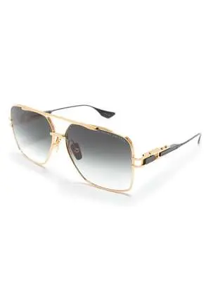 Dita Grand Emperik Pilot Sunglasses - Black