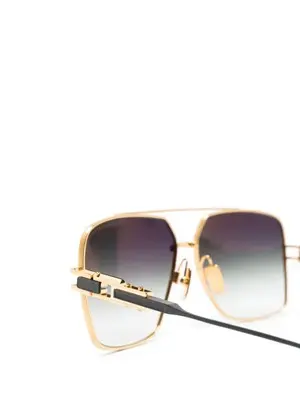 Dita Grand Emperik Pilot Sunglasses - Black