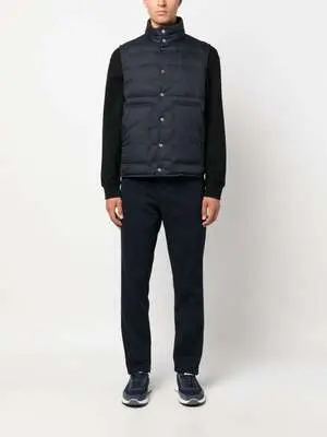 Kiton Mock-neck Padded Gilet