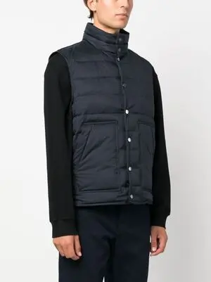 Kiton Mock-neck Padded Gilet