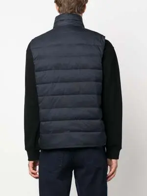 Kiton Mock-neck Padded Gilet