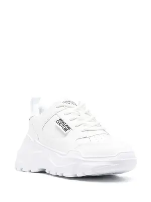 Versace Logo-patch Low-top Sneakers