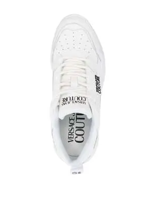 Versace Logo-patch Low-top Sneakers
