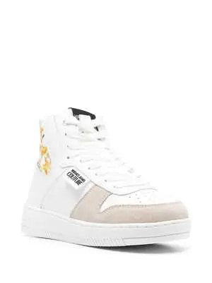 Versace Baroque-panel High-top Sneakers